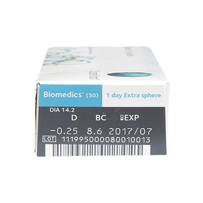 Biomedics 1 day Extra 90 - Contact lenses | Discountlens.ch