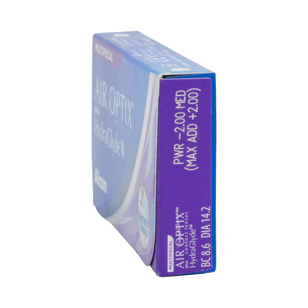 Air Optix Plus HydraGlyde Multifocal - 6 lentilles mensuelles ...