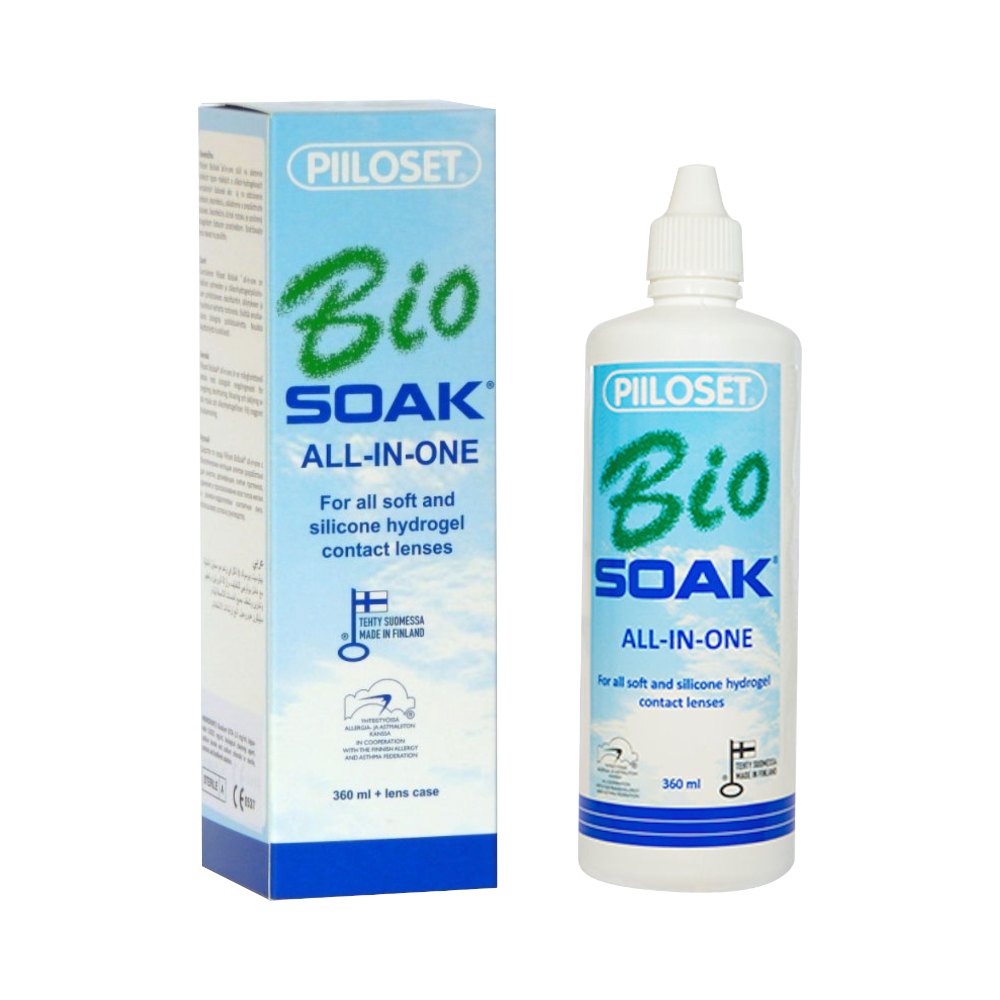 BioSoak - 360ml + Behälter - Pflegemittel | Lensvision.de