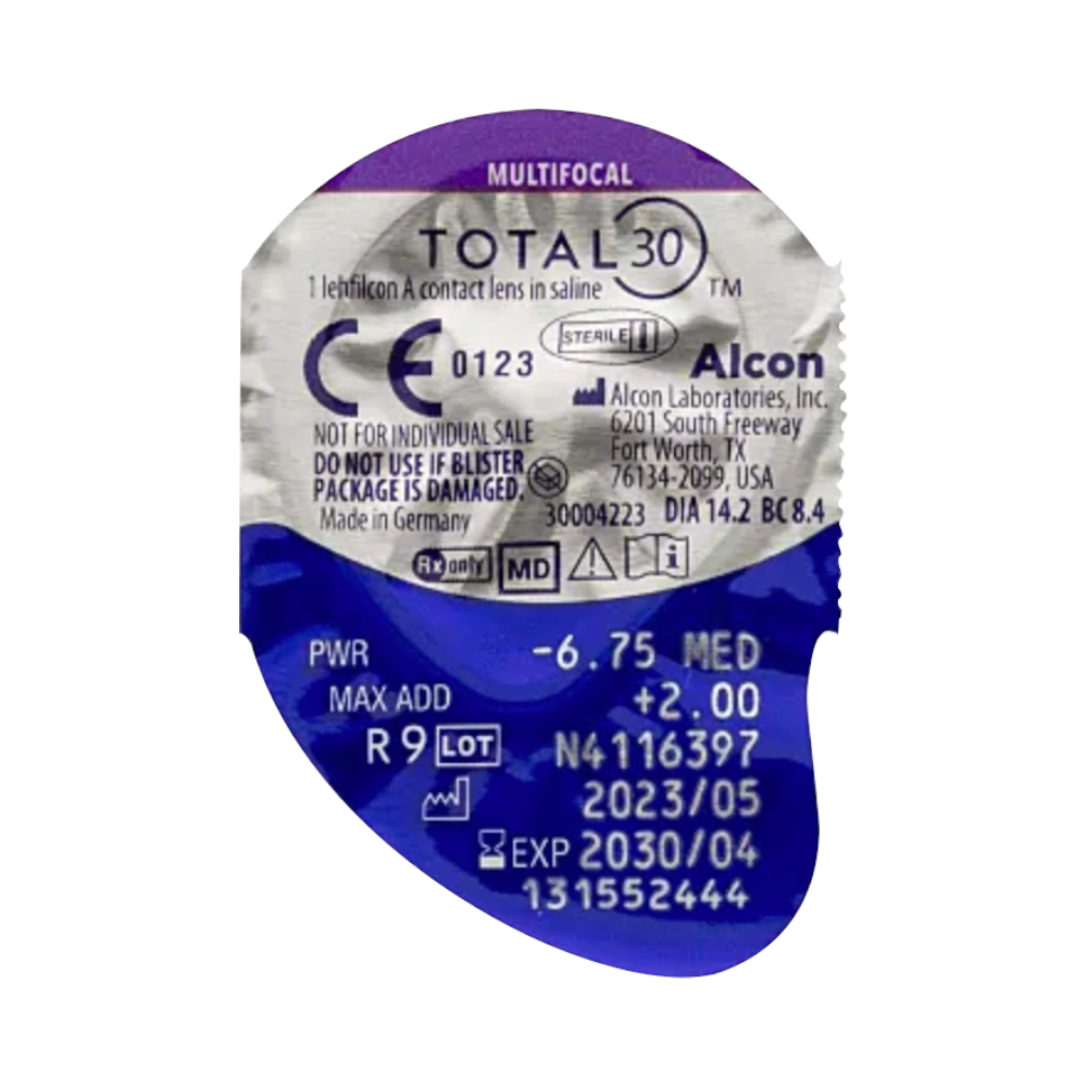 TOTAL30 Multifocal - 6 monthly lenses - Contact lenses | Lensvision.ch