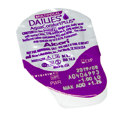 DAILIES AquaComfort PLUS Multifocal - 90 lenses - Contact lenses ...