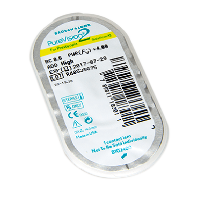 PureVision 2 for Presbyopia - 6 monthly lenses - Contact lenses ...