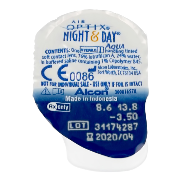 Air Optix Night & Day AQUA 6 - Contact lenses | McLinsen.ch