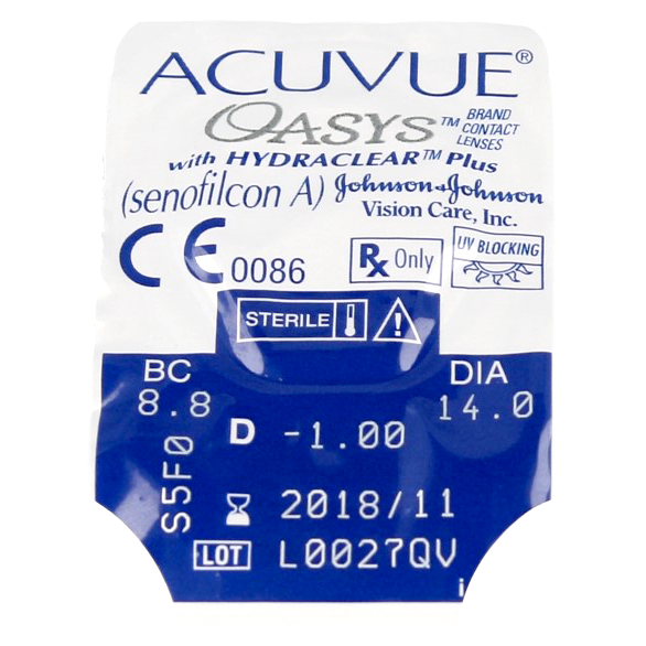 ACUVUE OASYS 12 - Contact lenses | Discountlens.fr